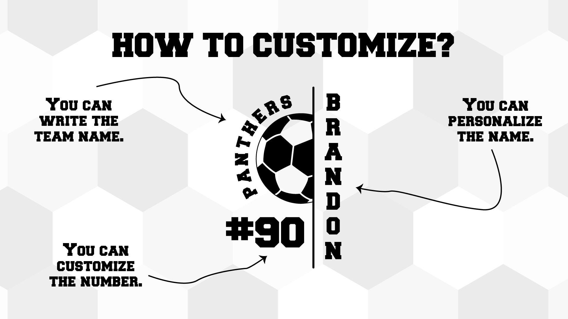 Custom Soccer Team Name Shirt, Soccer Ball Player Tee, Football Dad ...