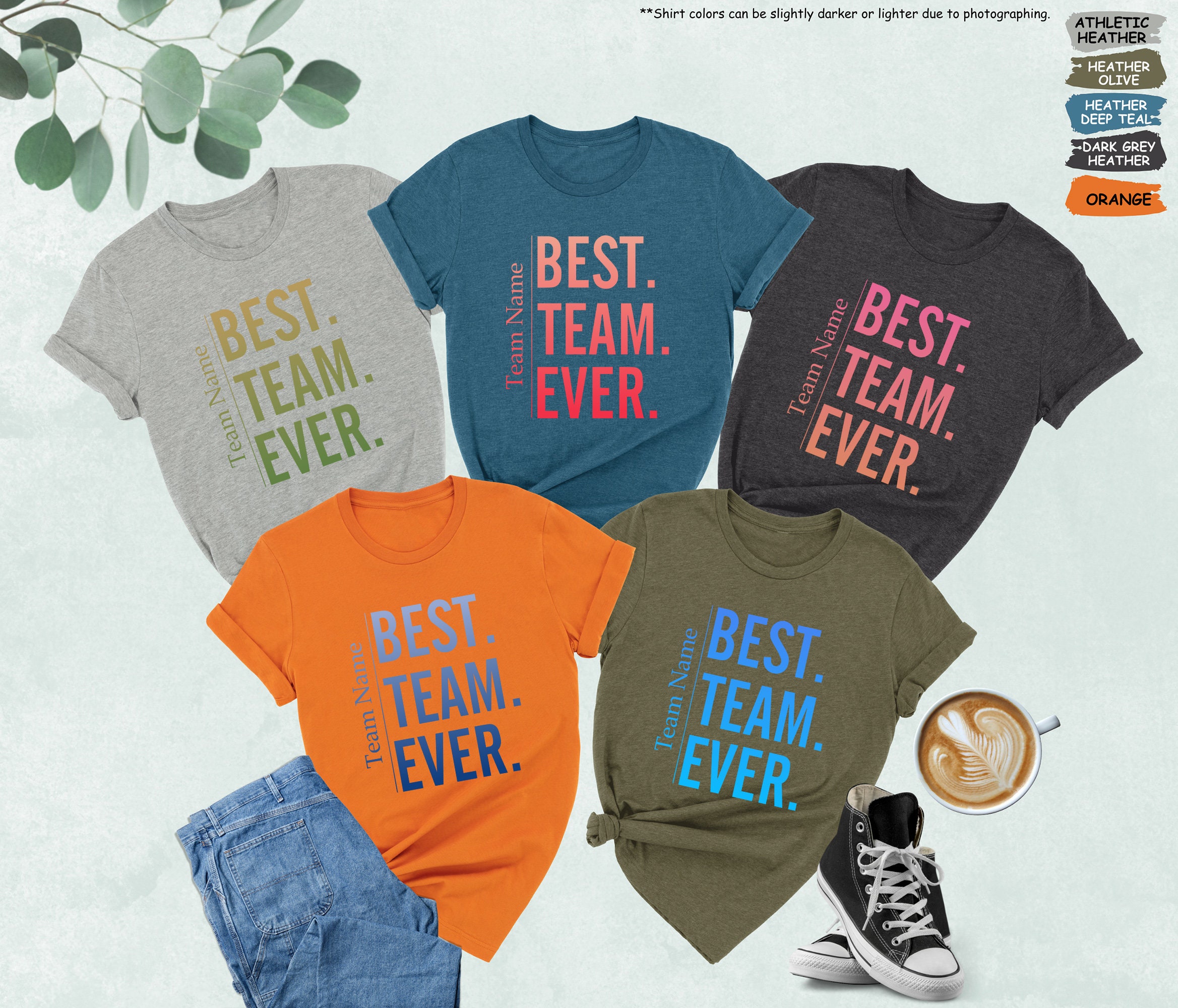 Custom Best Team Ever Shirts, Custom Team Shirt, Best Team Ever Shirt ...
