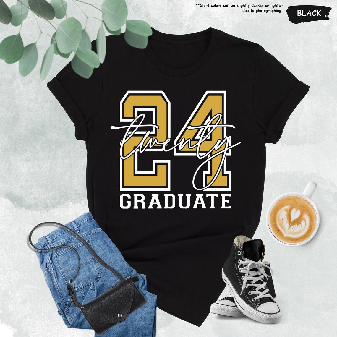 Twenty 24 Graduate Shirt, Graduation 2024 Shirt, Senior Gifts, 24 Grad ...