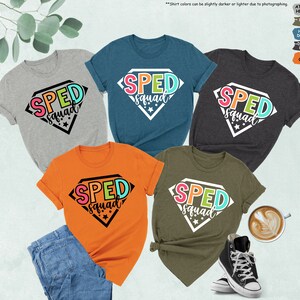Sped Squad Shirts, Special Education Teacher Shirts, Gift for Teacher ...