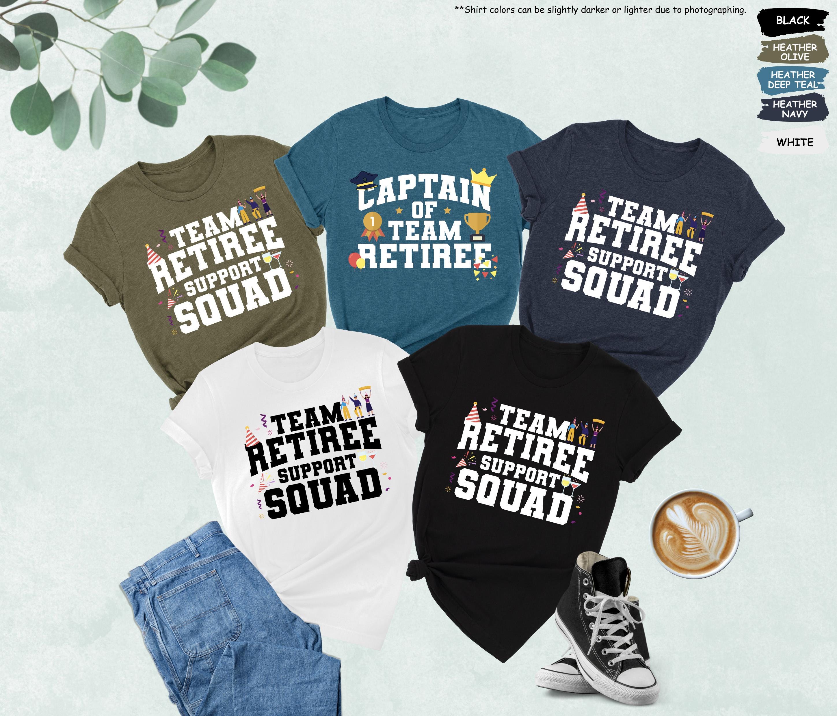 Custom Retirement Squad Shirt, Retirement Crew Shirts, Funny Retirement ...