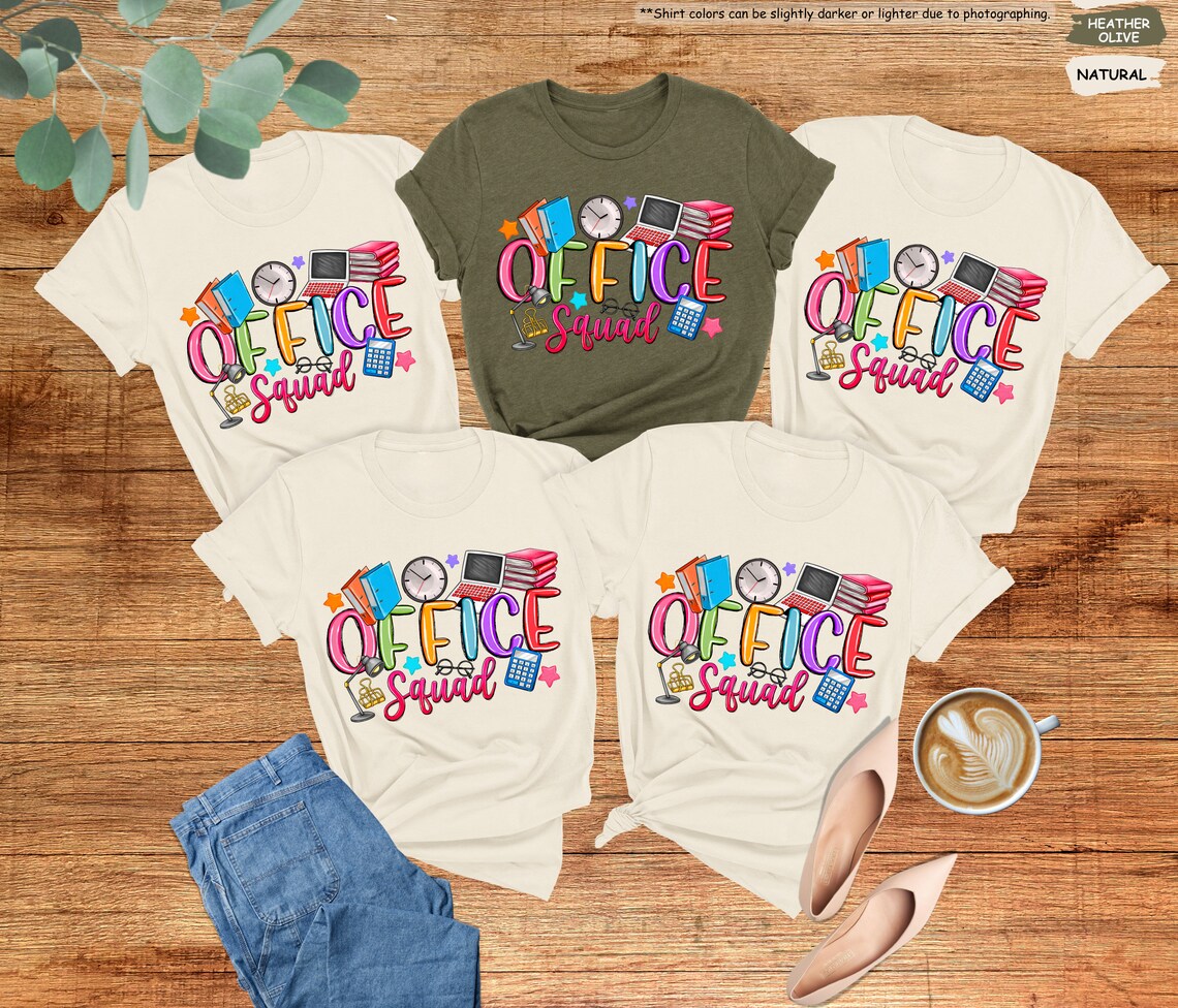 Office Squad Shirt,office Shirt,office Staff Shirts,office Team Shirt ...
