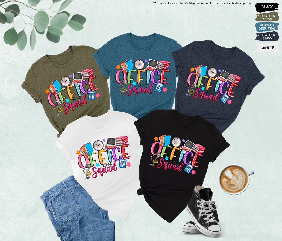 Office Squad Shirt,office Shirt,office Staff Shirts,office Team Shirt ...