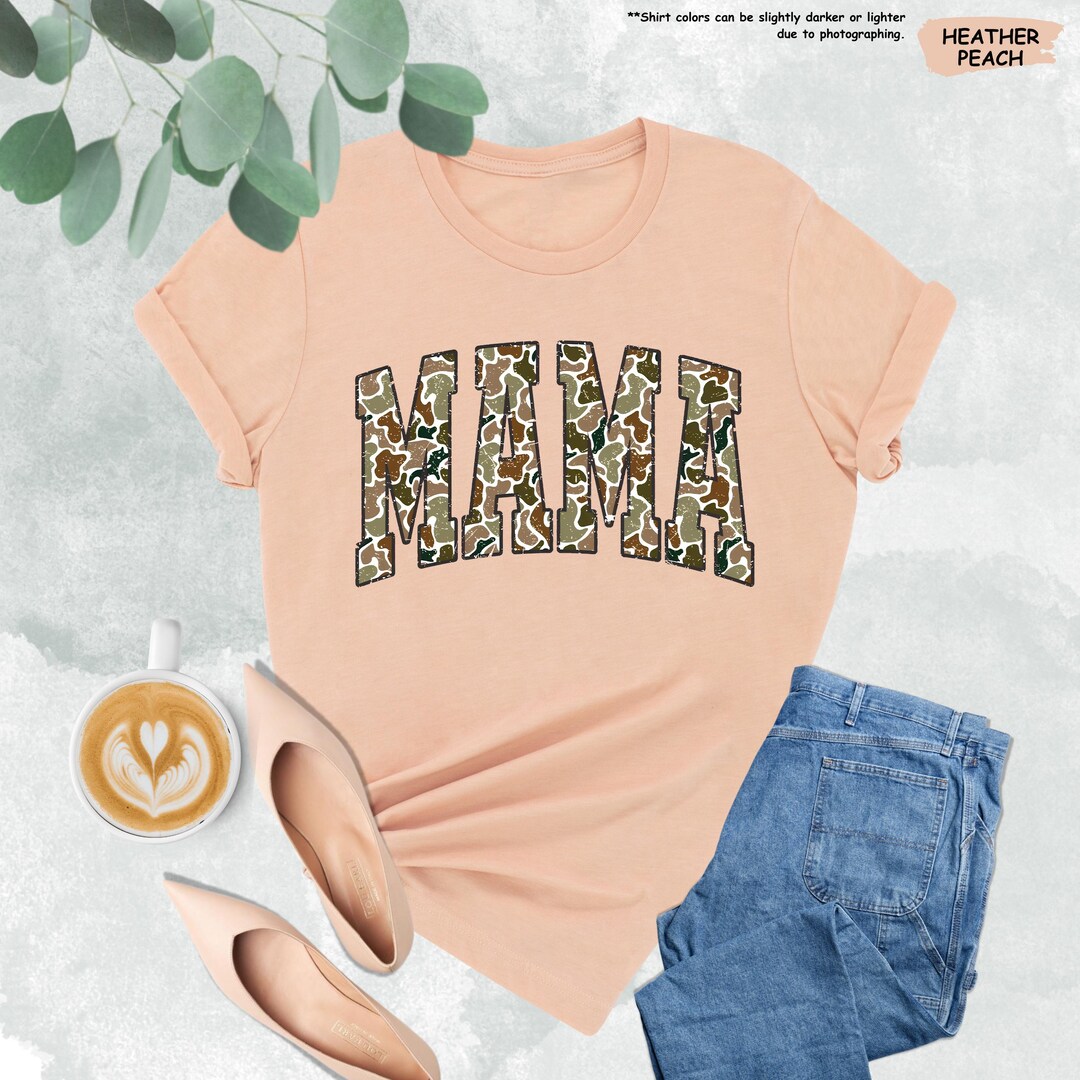 Camouflage Mama Shirt, Camo Mom Shirt, Gift for Mom, Duck Camo Mama ...