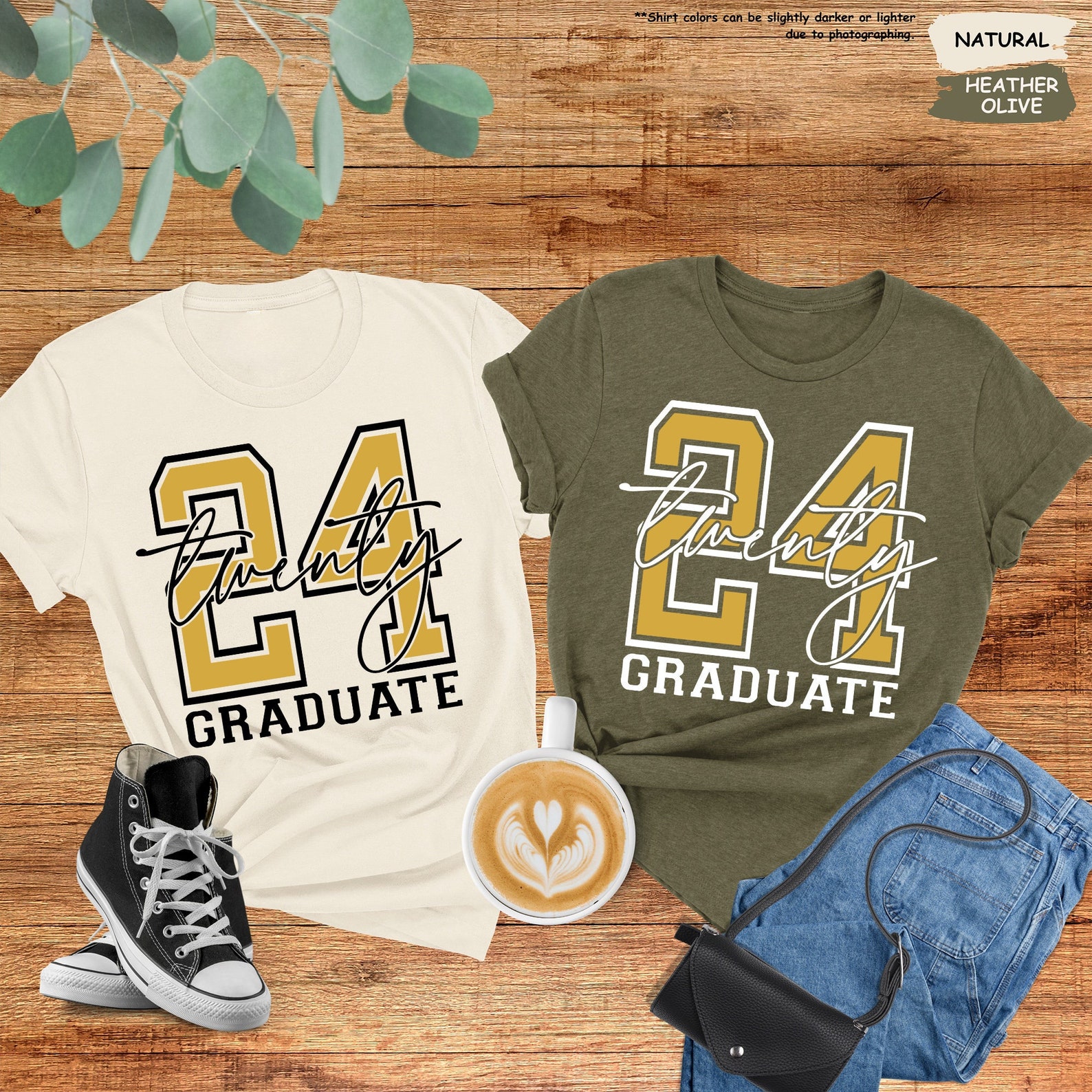 Twenty 24 Graduate Shirt, Graduation 2024 Shirt, Senior Gifts, 24 Grad ...