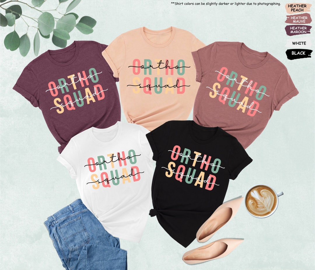 Ortho Squad Shirts, Orthodontic Shirt, Orthodontist Shirt,orthodontic ...