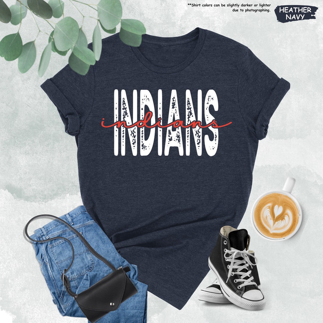 Indians Shirt, Indians Sweatshirt, Indians School Spirit Shirt, Indians ...