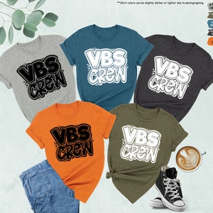 VBS Crew Shirt, Vacation Bible School Shirt, VBS Shirt, Church Camp ...
