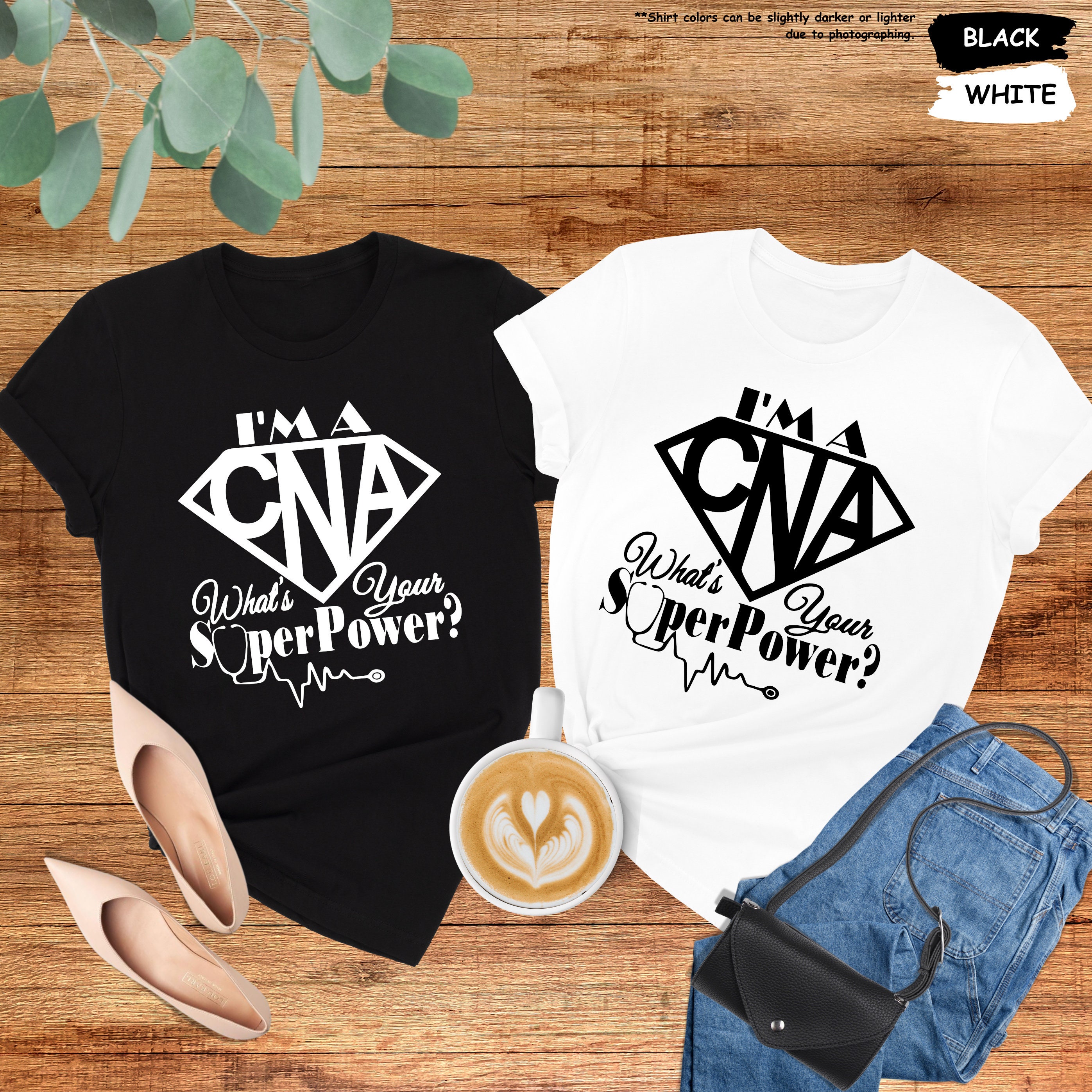 I'm A CNA What's Your Superpower Shirt, CNA Shirt, Certified Nursing ...