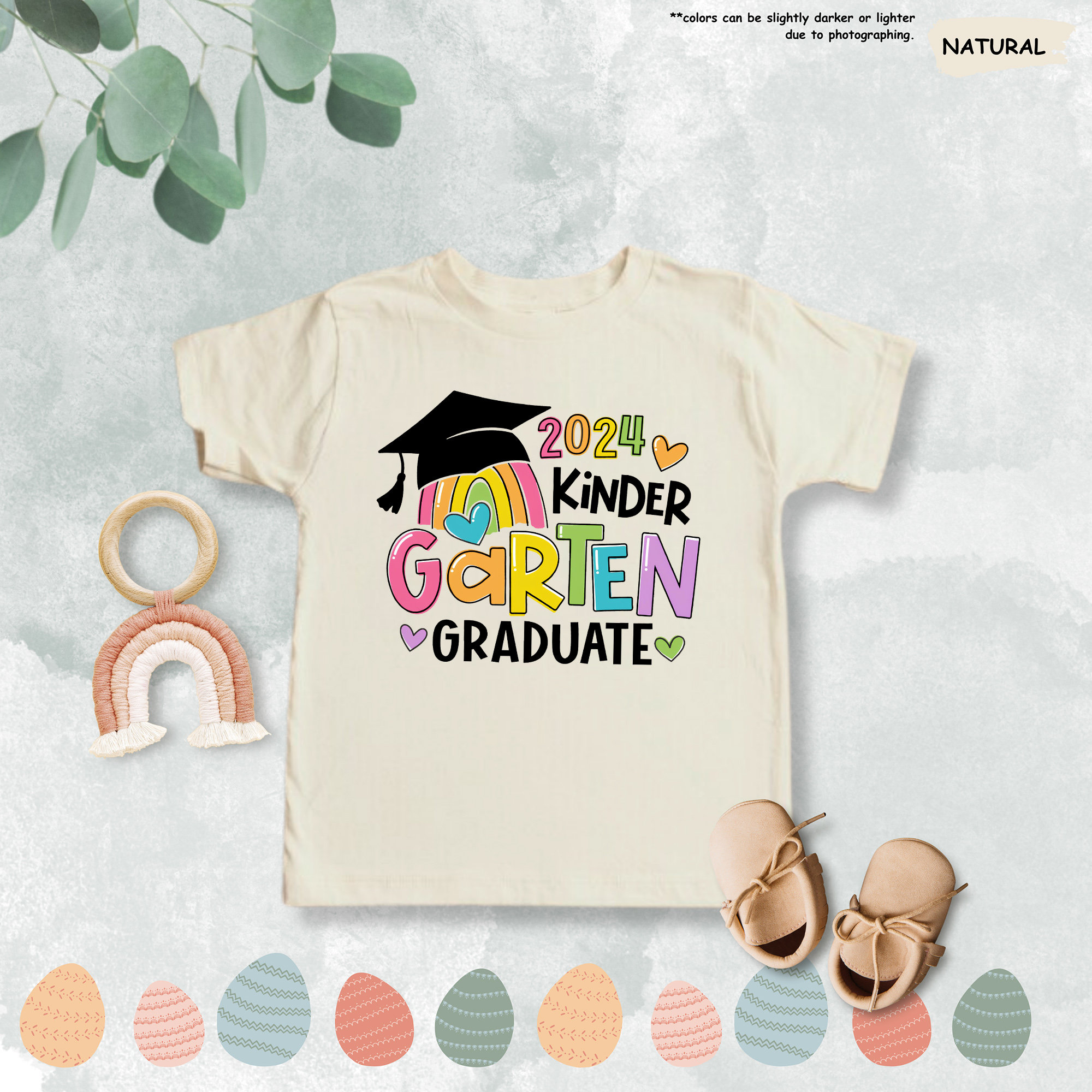 2024 Kindergarten Graduate Shirt, Kids Graduation Shirts, Kindergarten ...
