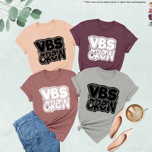 VBS Crew Shirt, Vacation Bible School Shirt, VBS Shirt, Church Camp ...