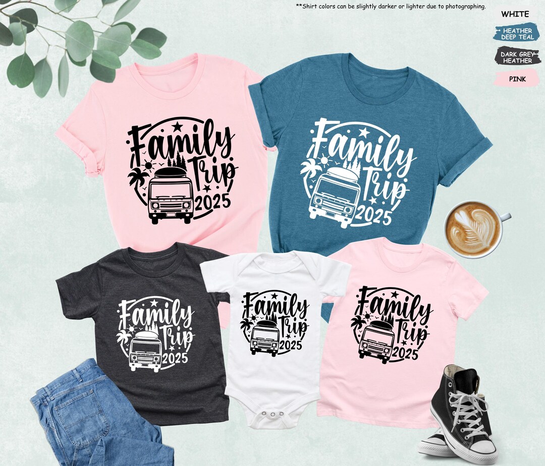 Family Trip 2025 Shirts, Family Vacation Shirt, Family Road Trip ...