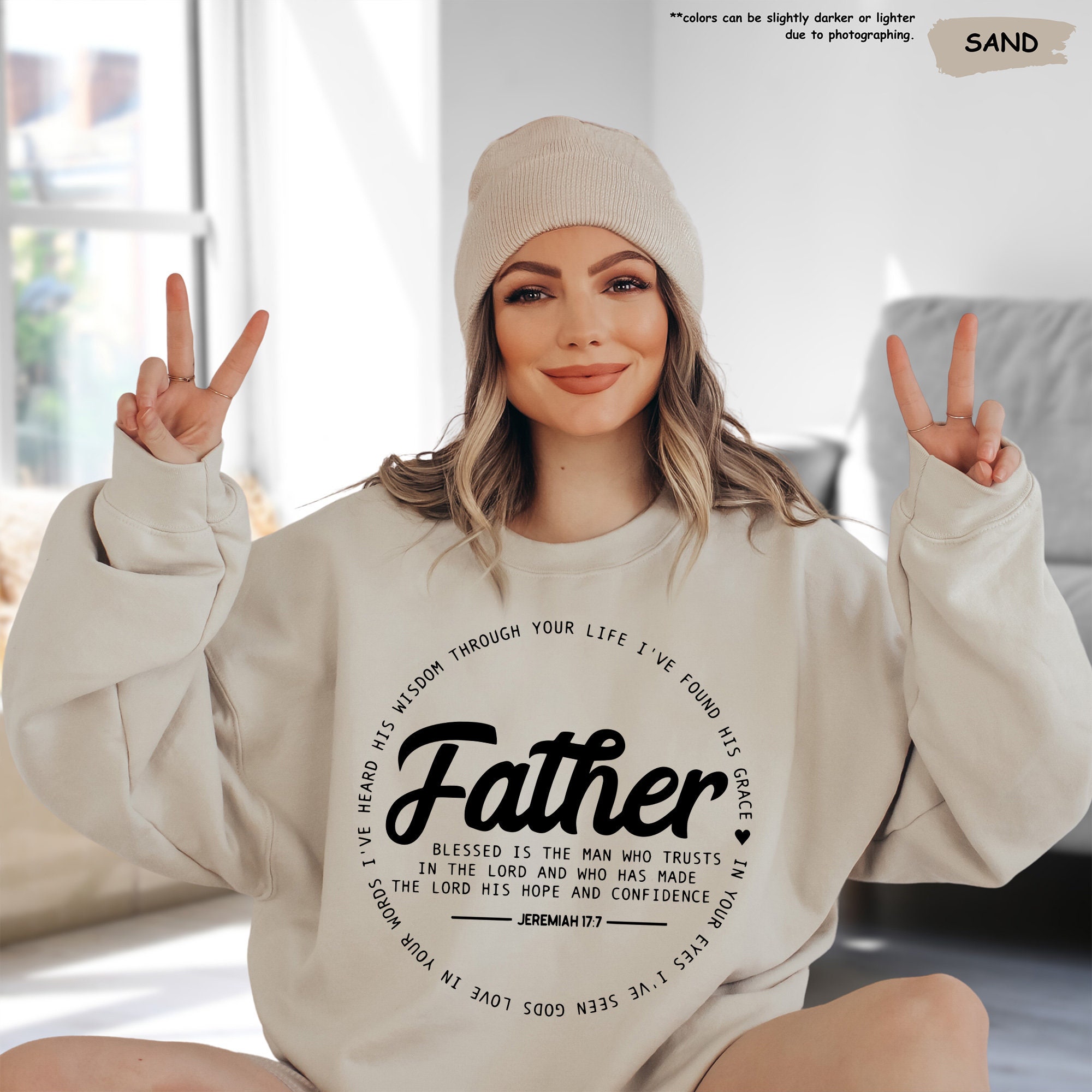 Father Shirt, Christian Dad Shirt, Jeremiah 17 7, Christian Dad Gifts ...