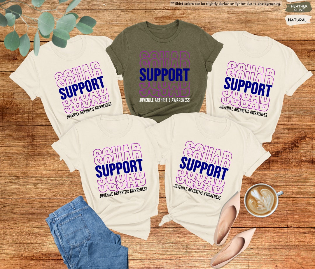 Support Squad Shirt,juvenile Arthritis Shirt,juvenile Arthritis ...
