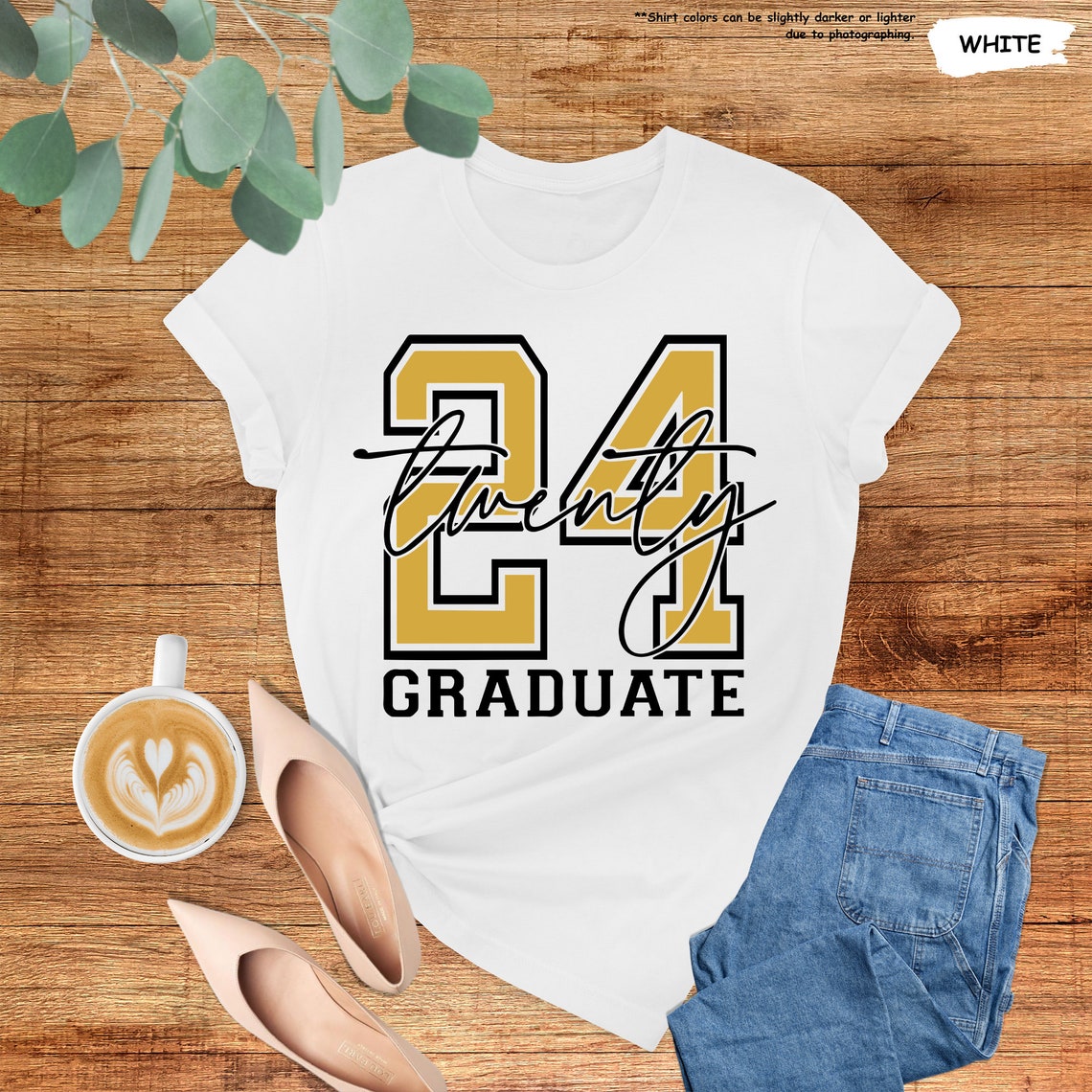 Twenty 24 Graduate Shirt, Graduation 2024 Shirt, Senior Gifts, 24 Grad ...