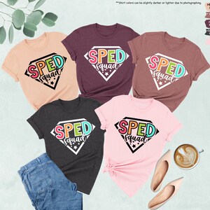 Sped Squad Shirts, Special Education Teacher Shirts, Gift for Teacher ...