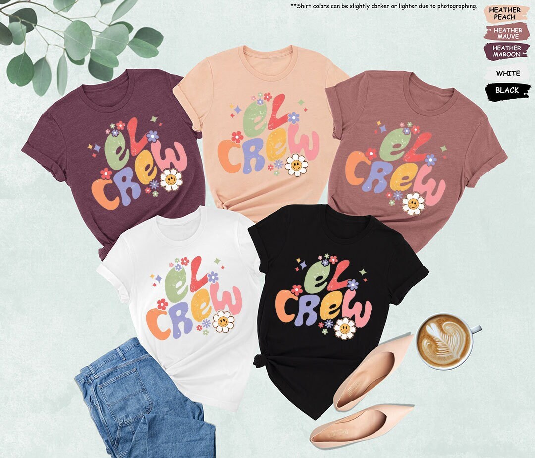 EL Crew Shirt, Early Learners Crew, Early Learning Teacher Shirt, Teacher Shirt, Back to School ...