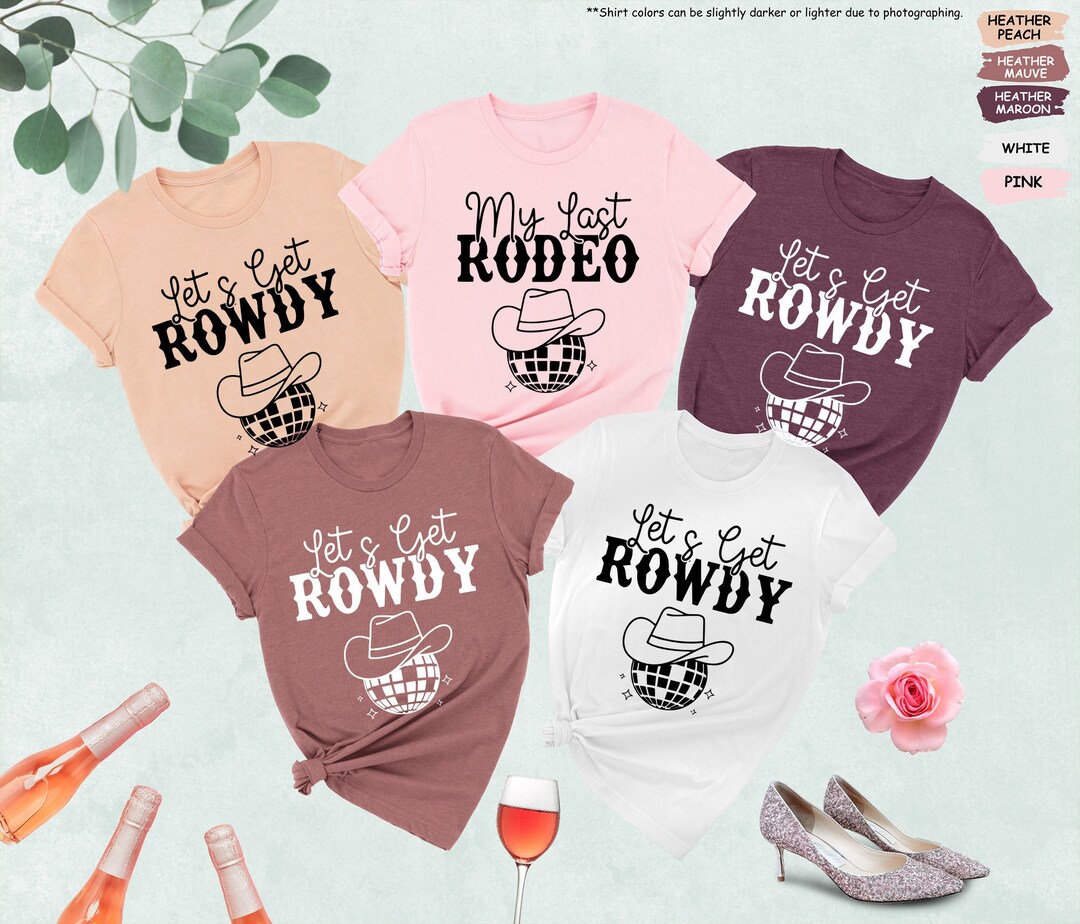 Last Rodeo Bachelorette Shirts,nashville Bachelorette,western ...