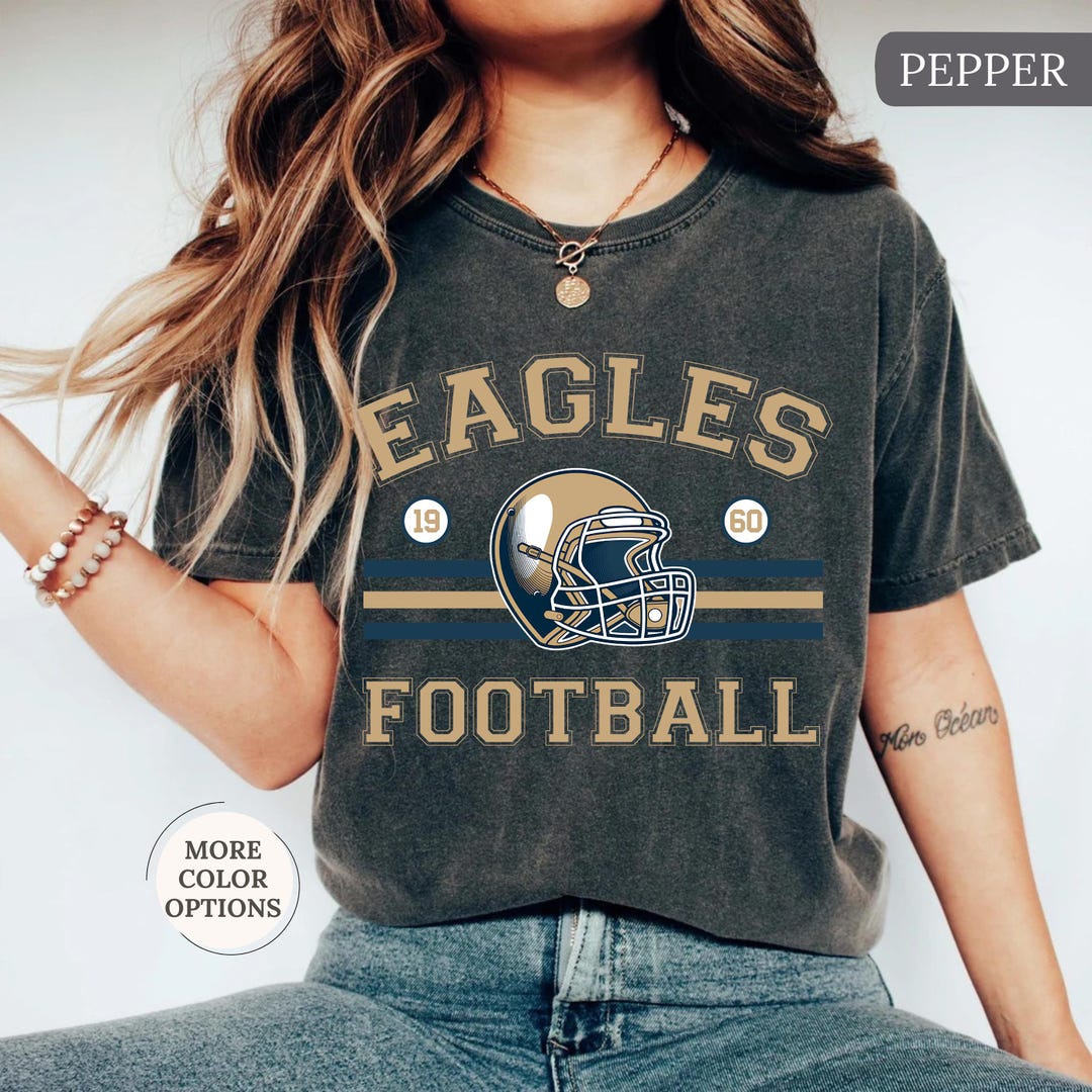 Comfort Colors® Custom Football Team Shirt, Football Fan Tee ...