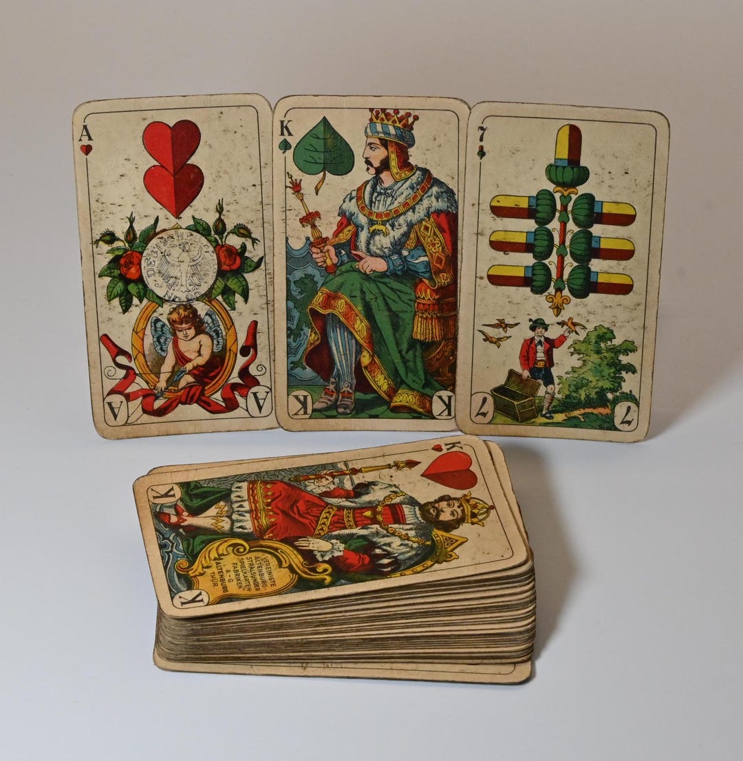 Card Game, Tarock Card No. 1, Bavarian Single Image, United Stralsund ...