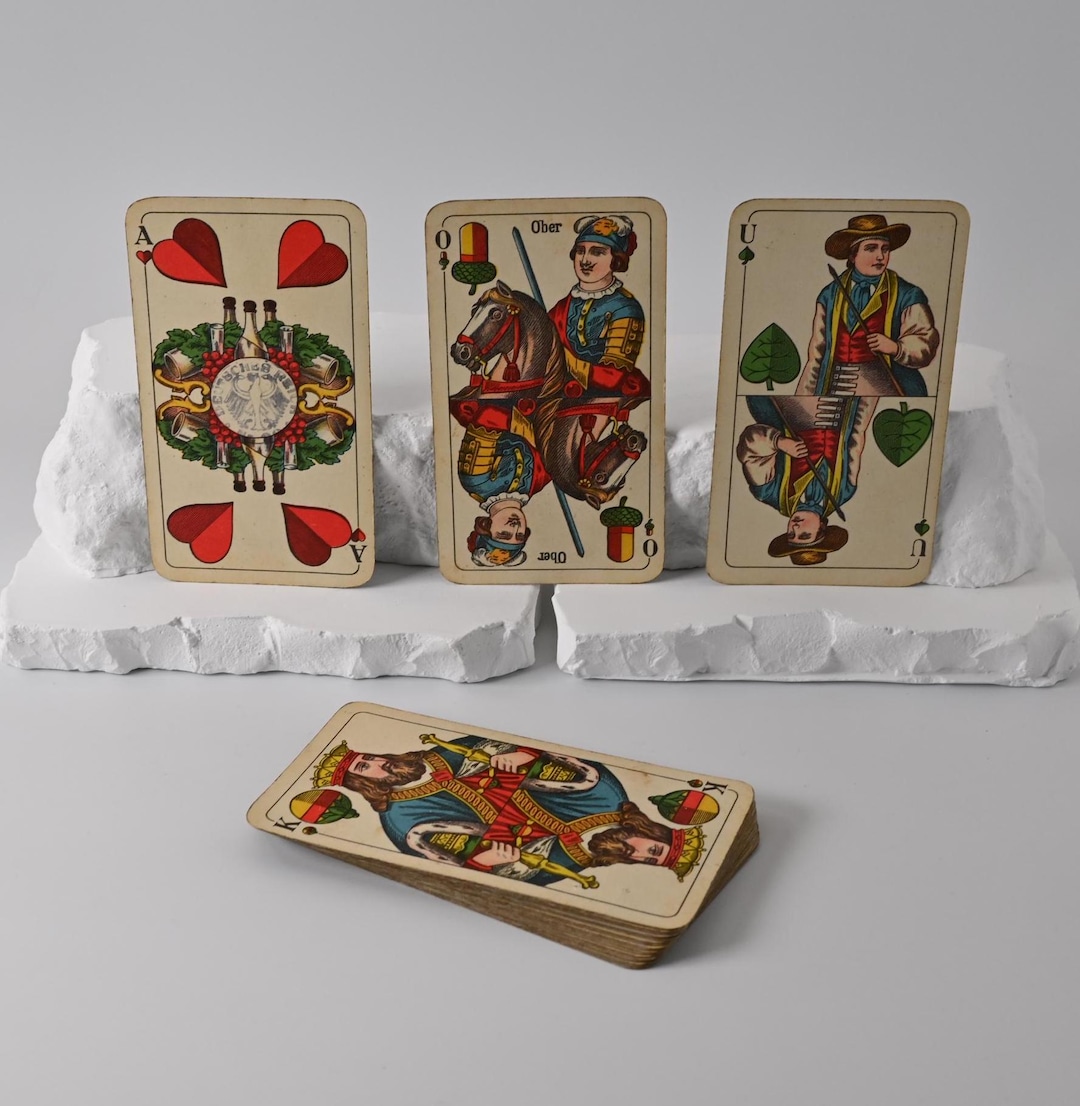 Playing Cards, Schnapsen Cards, Altenburg Playing Cards, Württemberg ...