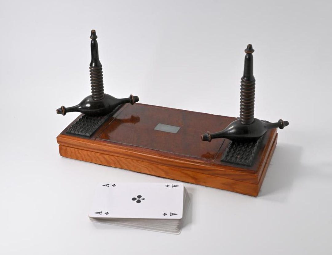 Playing Card Press in Art Nouveau Design // Vintage Decorative Item ...