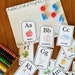 Watercolor Alphabet Cards for Classroom | Watercolor Alphabet Flash ...