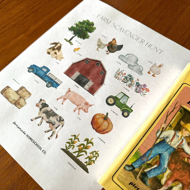 Farm Scavenger Hunt Printable - Etsy