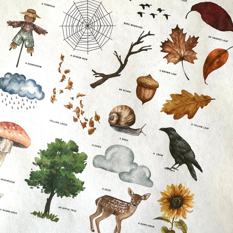 Autumn Scavenger Hunt Printable - Etsy