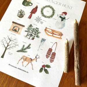 Winter Scavenger Hunt Printable - Etsy