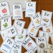 Watercolor Alphabet Cards for Classroom | Watercolor Alphabet Flash ...