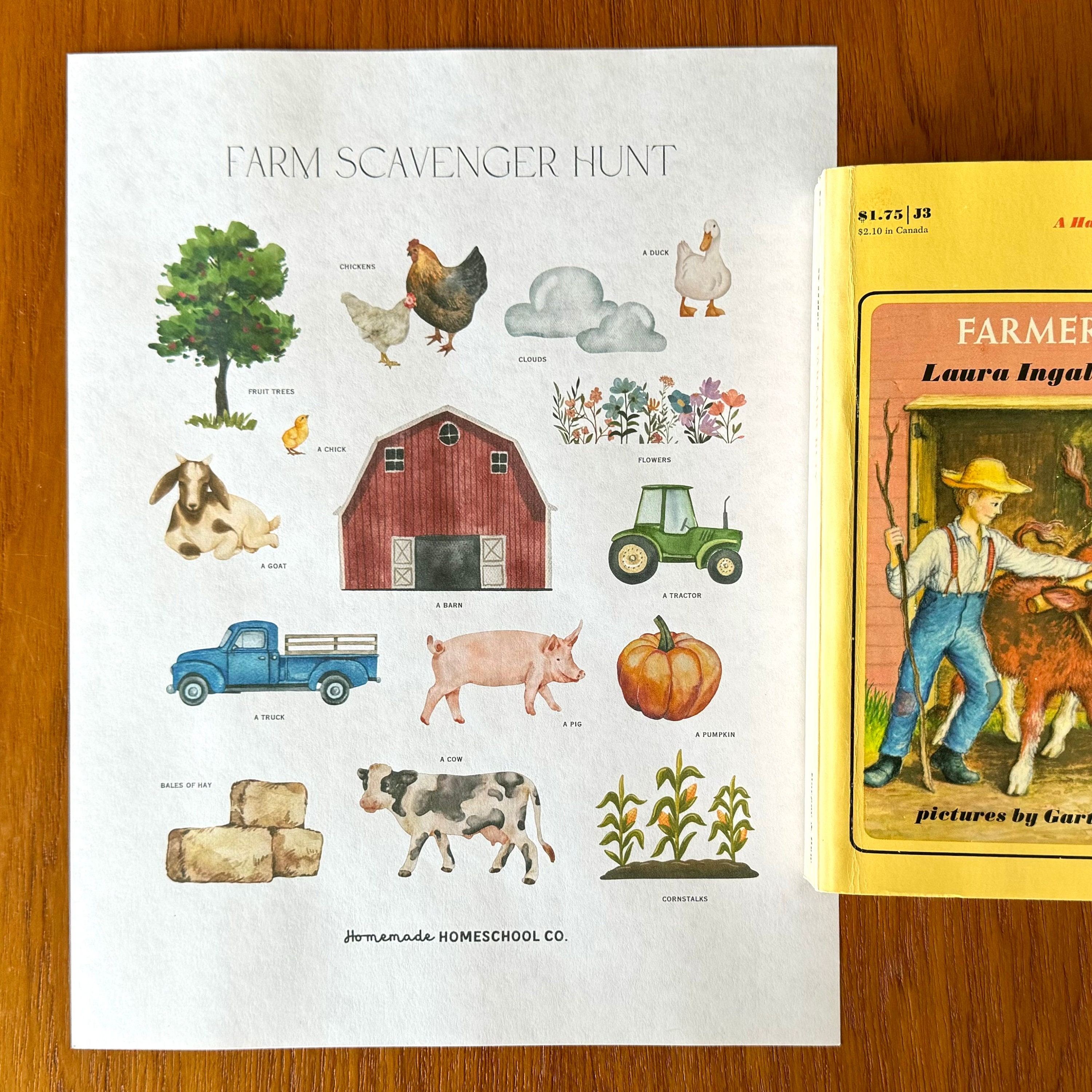 Farm Scavenger Hunt Printable - Etsy
