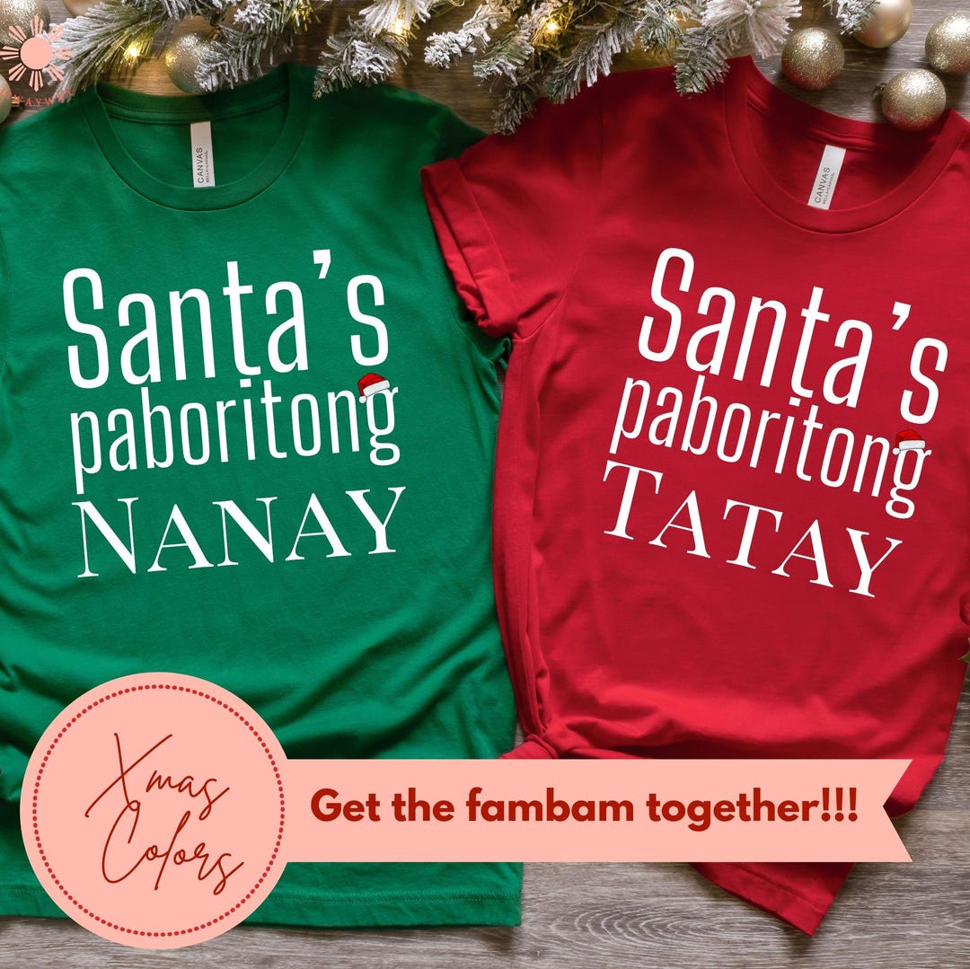 Customized Filipino Shirt, Filipino Xmas Shirt, Xmas Pinoy Gift, Funny ...