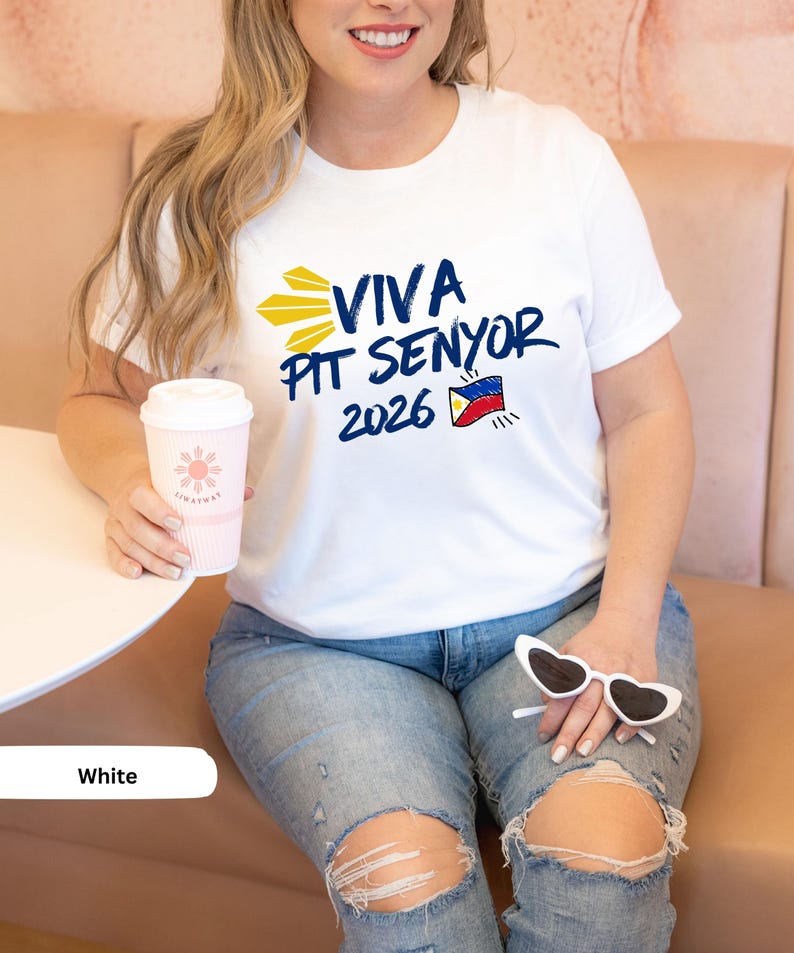 Viva Pit Señor 2026 Shirt | White Sinulog Typography T Shirt | Filipino ...