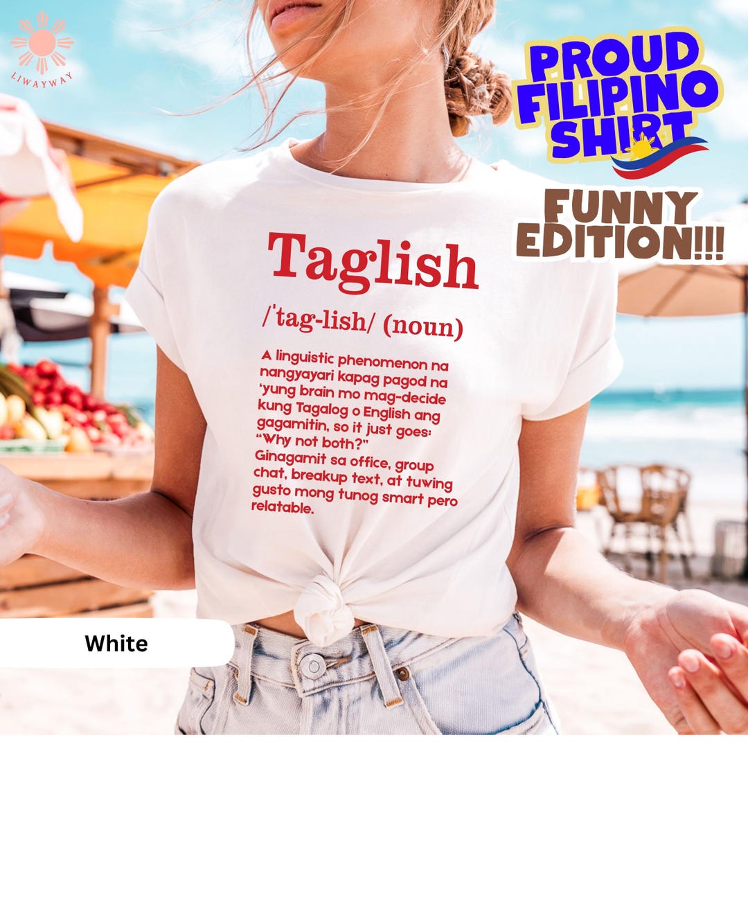 Funny Taglish Definition T-shirt: Filipino Bilingual Humor - Etsy