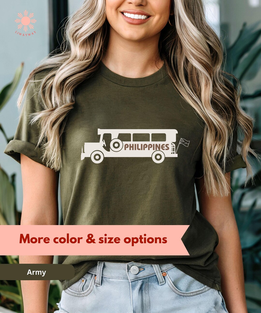 Philippines Jeepney Graphic Tee: Filipino Culture Shirt - Etsy