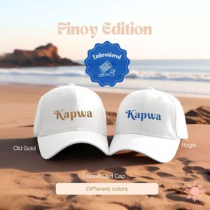 Kapwa Cap, Filipino Hat, Embroidered Kapwa, Pinoy Pride, Tagalog Cap ...