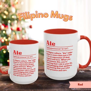 Filipino Ate Mug: Sister Gift, Pinoy Pride - Etsy