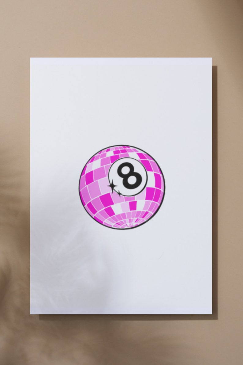 Cream Magic 8 Ball Trendy, Aesthetic Wall Art I Digital Download I ...