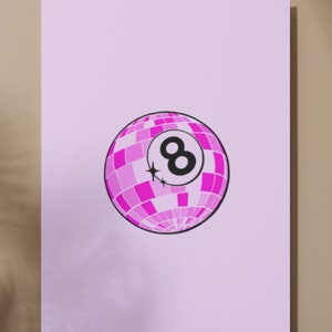 Pink Magic 8 Ball Trendy, Aesthetic Wall Art I Digital Download I ...
