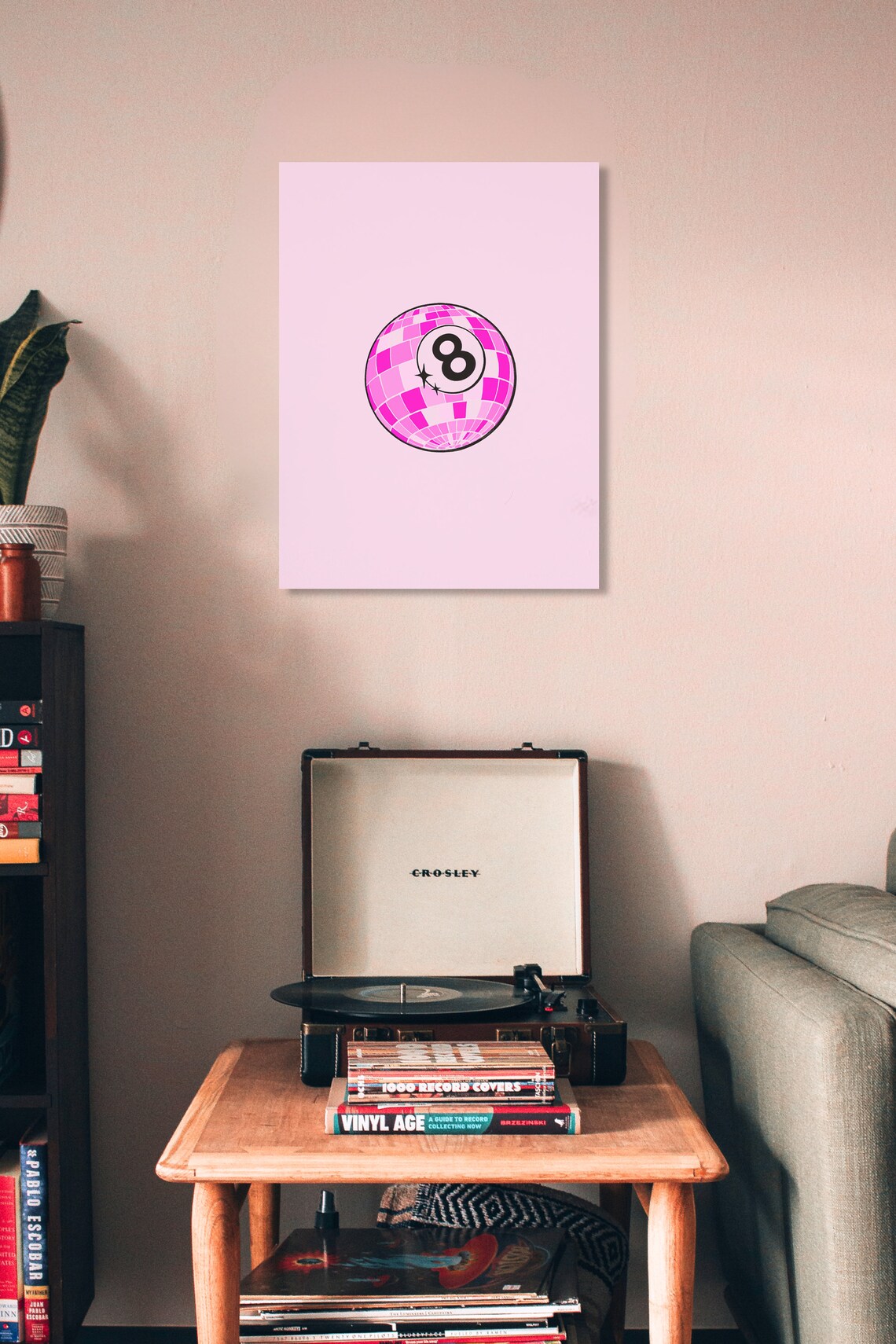 Pink Magic 8 Ball Trendy, Aesthetic Wall Art I Digital Download I ...