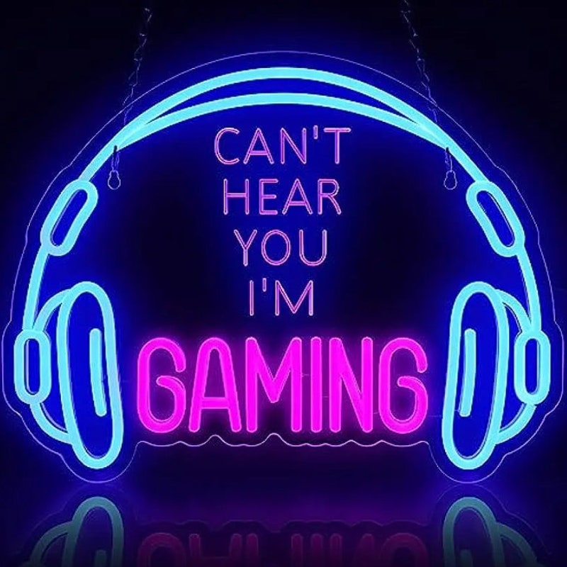 Neon Gamer Sign - Etsy