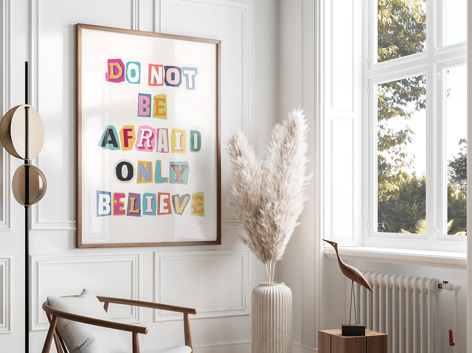 Do Not Be Afraid Only Believe Trendy Christian Wall Art Cool Christian ...