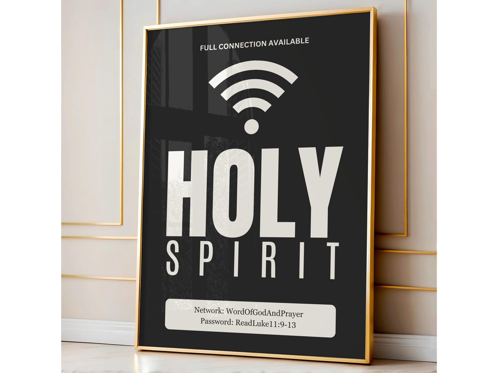 Come Holy Spirit Print Trendy Christian Wall Art Cool Christian Prints ...