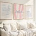 Set of 3 Blue and Pink Girly Christian Wall Art Trendy Christian Wall ...