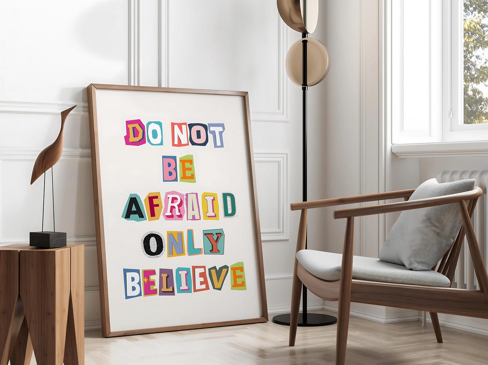Do Not Be Afraid Only Believe Trendy Christian Wall Art Cool Christian ...