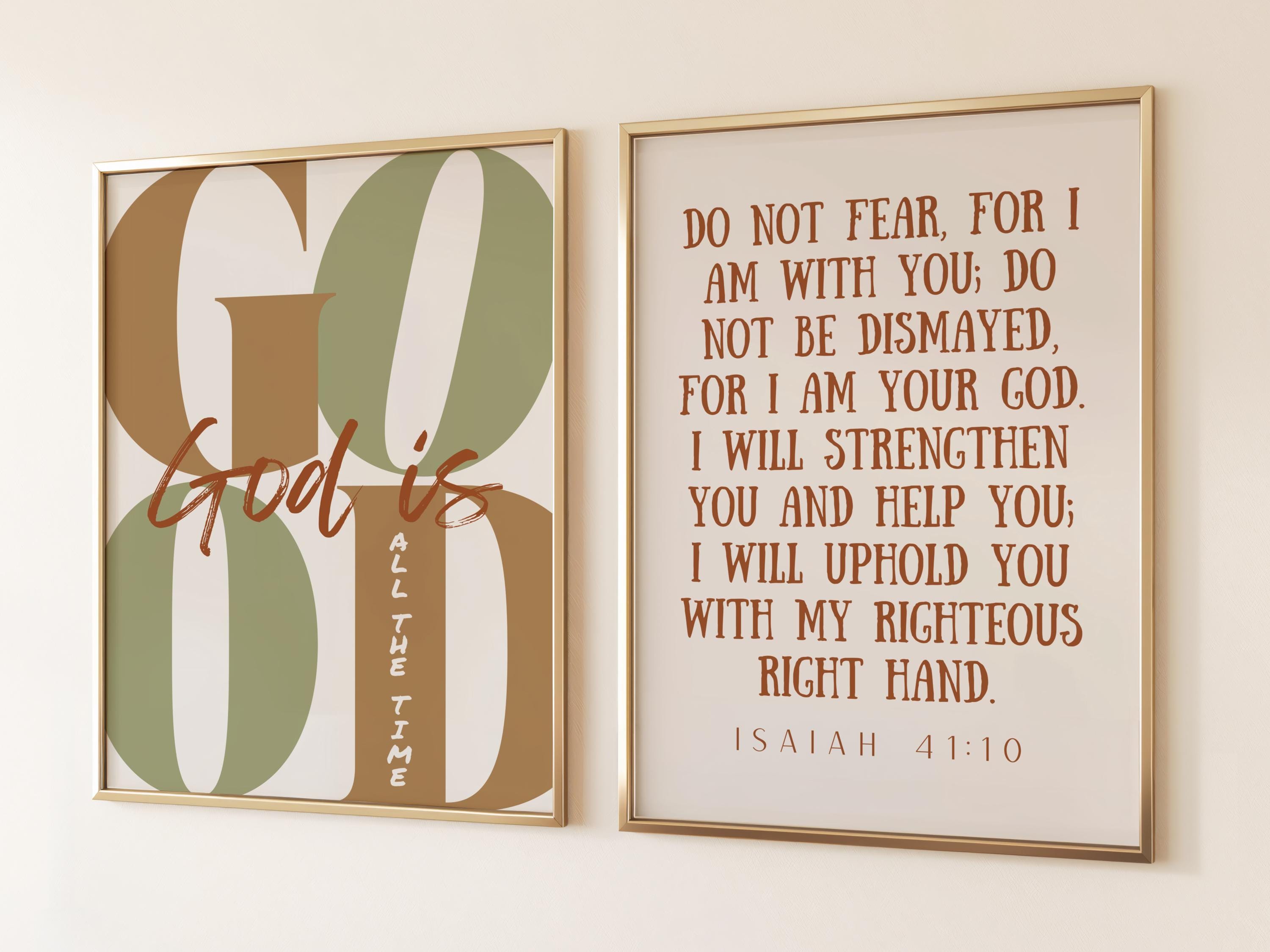 Duo Art Print God is Good All the Time Print Aesthetic Bible Verse ...
