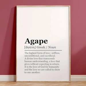 Greek Word Definition Wall Art Hebrew Word Meaning Print Shalom Print ...