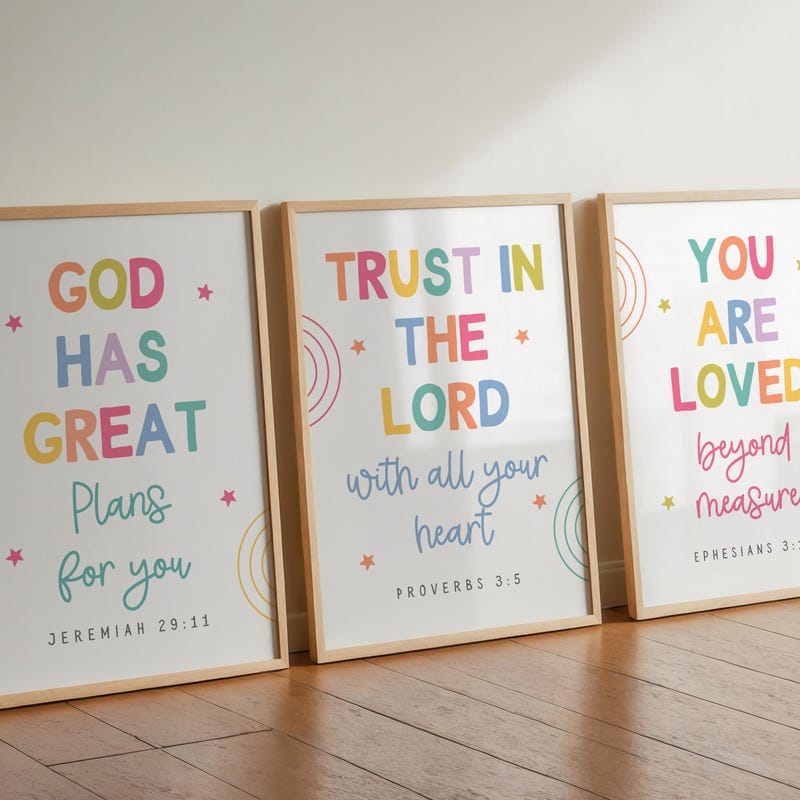 Sunday School Wall Decals - Etsy