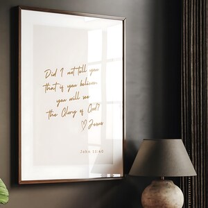 Message From Jesus Trendy Christian Wall Art Aesthetic Bible Verse ...